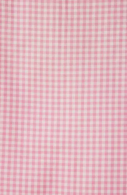 THE CAT'S PAJAMAS Luxe Pima Shawl Collar Robe - Classic Gingham Pink