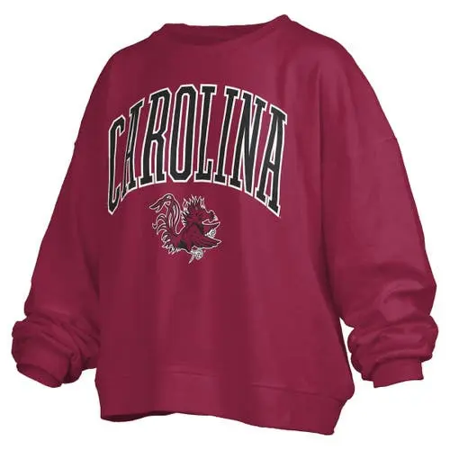 PRESSBOX South Carolina Gamecocks Oversized Pullover Sweatshirt
