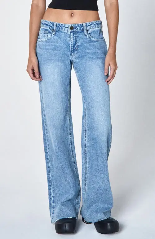 UNPUBLISHED Jody Wide-leg Jeans With Raw Hem