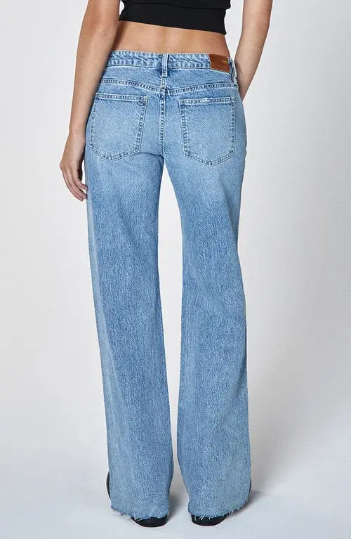 UNPUBLISHED Jody Wide-leg Jeans With Raw Hem