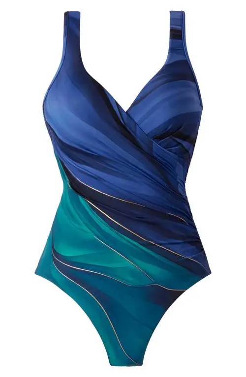 Miraclesuit Maldiva One-piece Swimsuit - Blue Multi