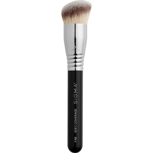 SIGMA BEAUTY F48 Soft Coverage Brush - Black Chrome