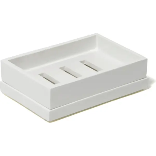 Jonathan Adler Lacquer Soap Dish - White