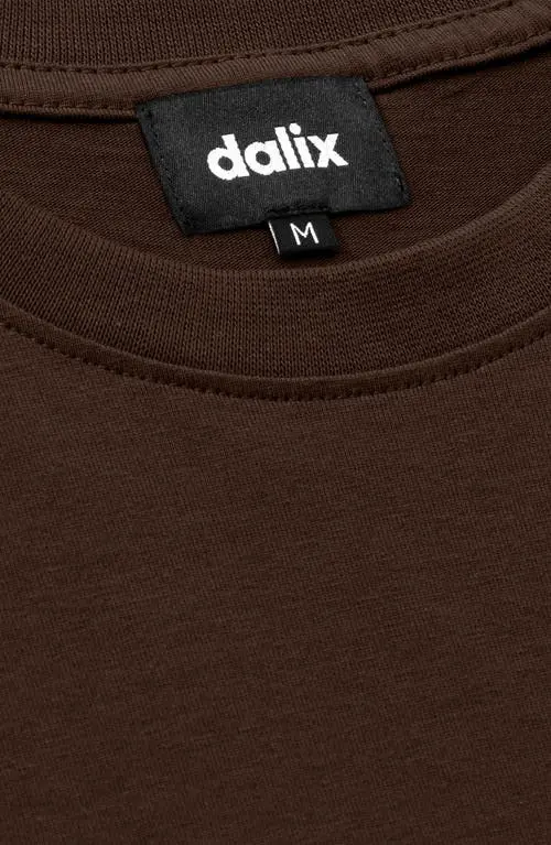 DALIX Astronaut Soft Heavyweight Tee - Cacao