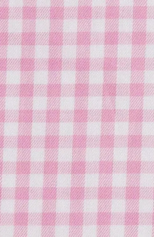 THE CAT'S PAJAMAS Luxe Pima Short Print Set - Classic Gingham Pink