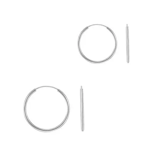 DONATELLO GIAN Sterling Hoop Earring Set - Silver