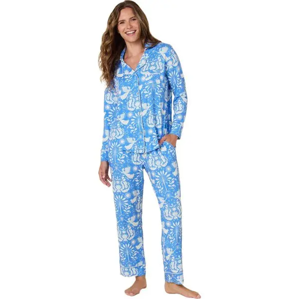 THE CAT'S PAJAMAS Pima Knit Pajama Floral Set - Angels Among Us