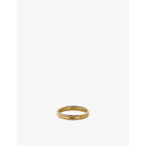 Monica Vinader Siren Muse Stacked Sterling Ring - Gold