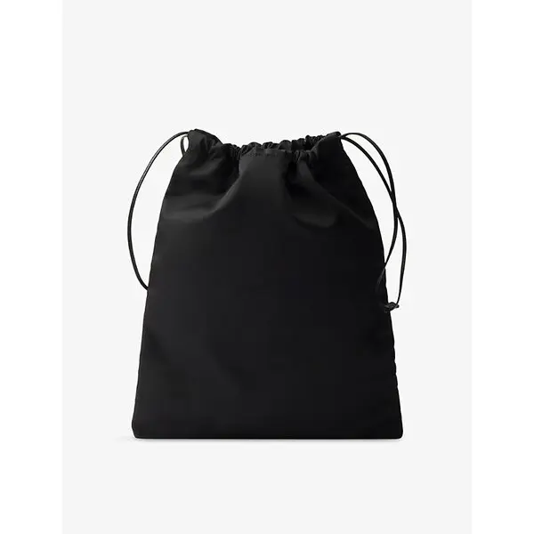 Prada Triangle-logo Re-nylon Pouch - Black