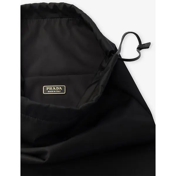 Prada Triangle-logo Re-nylon Pouch - Black