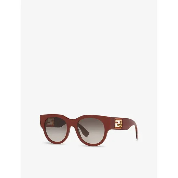 Fendi Fe40147i Round-frame Sunglasses