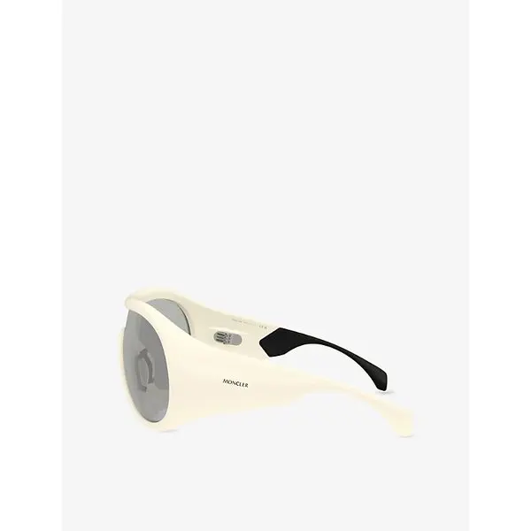 Moncler Pilot Frame Sunglasses - White
