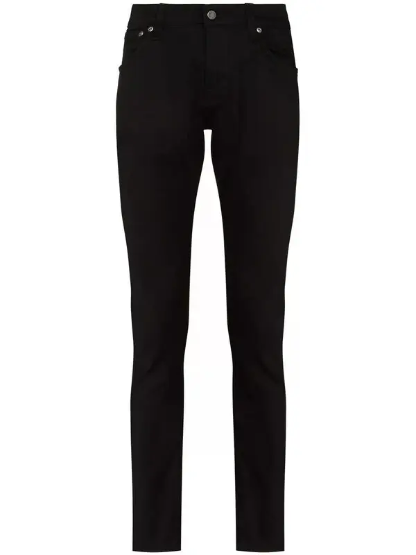 Nudie Jeans Tight Terry Skinny Jeans - Black