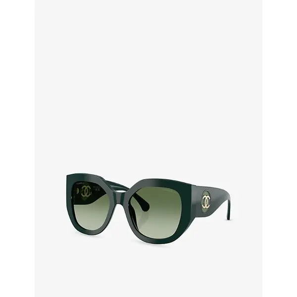 Chanel Butterfly-frame Acetate Sunglasses