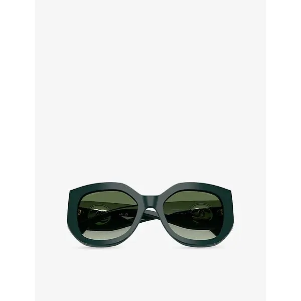 Chanel Butterfly-frame Acetate Sunglasses