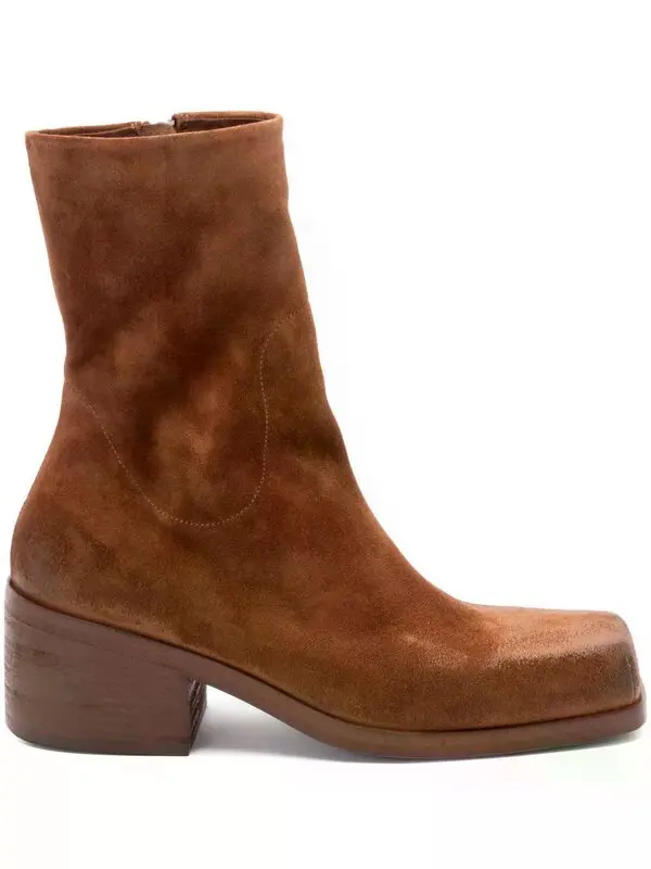 Marsèll Suede Ankle Boots - Brown