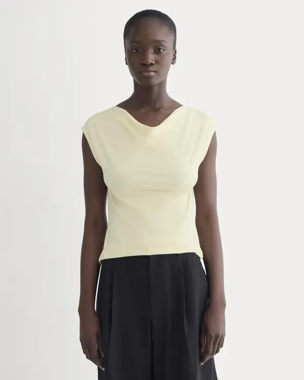 Everlane Butterknit Draped Top