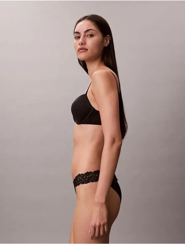 Calvin Klein Attraction Push-up Plunge Bra - Black