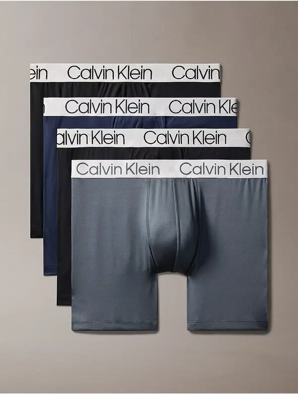 Calvin Klein Chromatic 4-pack Boxer Brief - Black / Peacoat / Turbulence / Black