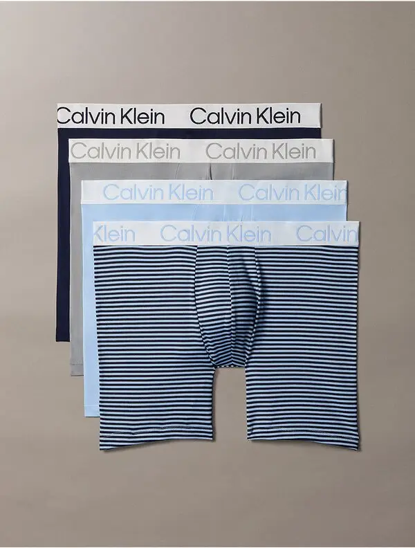 Calvin Klein Chromatic 4-pack Boxer Brief - Blue Bell Multi