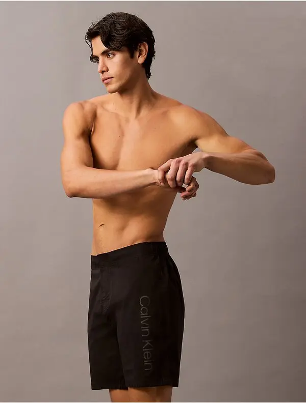 Calvin Klein Tailored 5" Volley Swim Shorts - Black