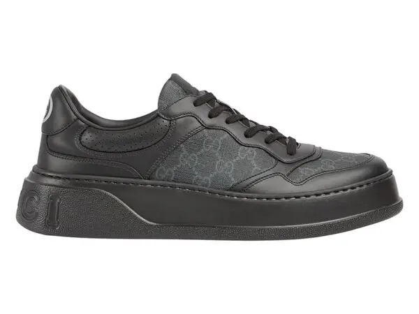 Gucci Gg Supreme Canvas Sneakers - Black