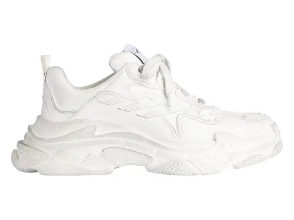 Balenciaga Triple S Sporty Sneakers - White