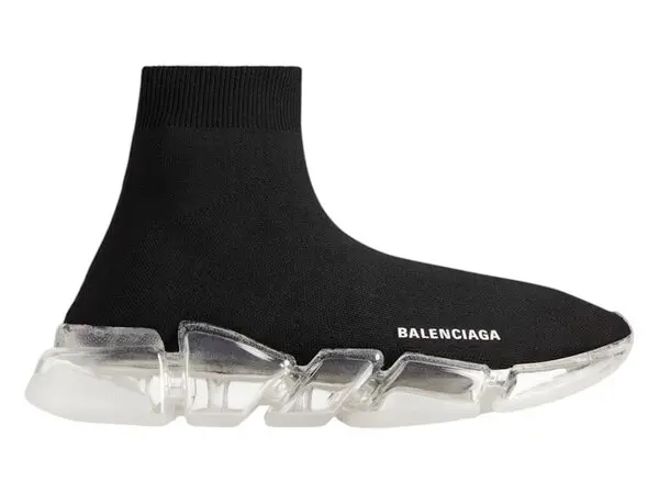 Balenciaga Speed 2.0 Clear Sole - Black