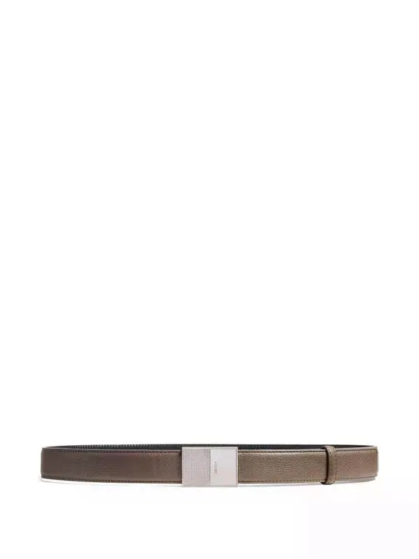 Khaite Elio Leather Belt - Brown