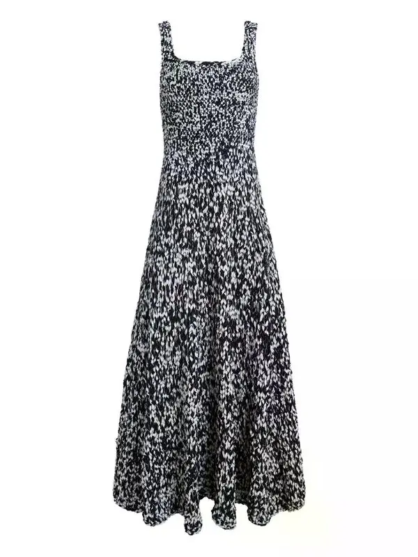 Khaite Twigs Maxi Dress - Black
