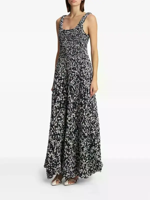 Khaite Twigs Maxi Dress - Black