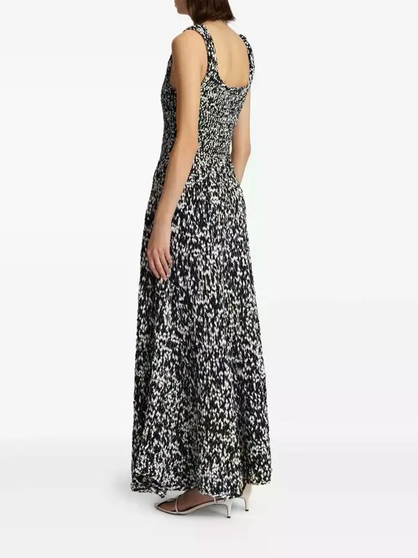 Khaite Twigs Maxi Dress - Black