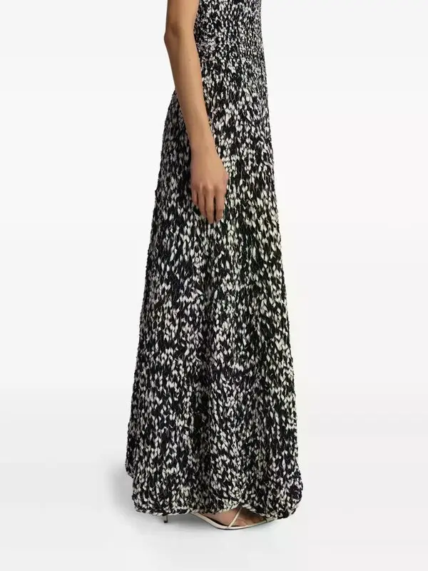 Khaite Twigs Maxi Dress - Black