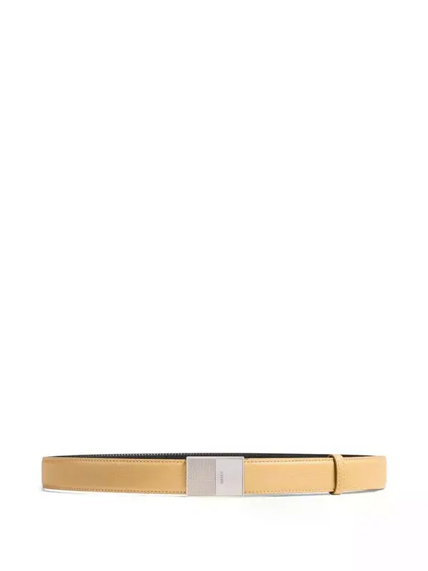 Khaite Minimalist Leather Belt - Neutrals
