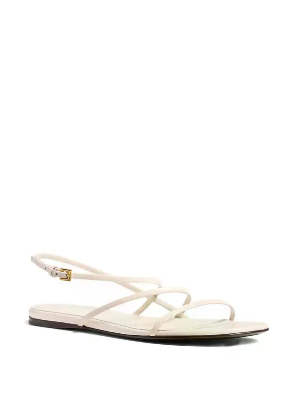Khaite Loop Flat Sandals - Neutrals