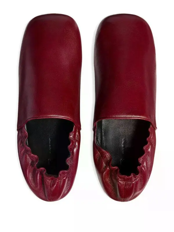 Khaite Banks Ballerina Flats - Red