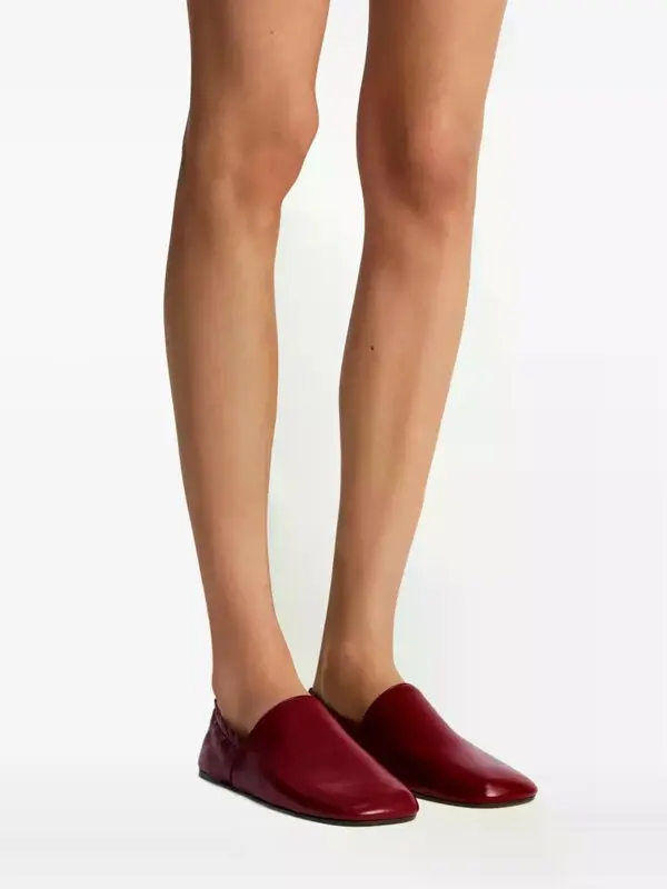 Khaite Banks Ballerina Flats - Red