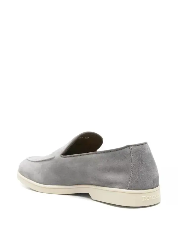 DOUCAL'S Almond-toe Loafers - Grey