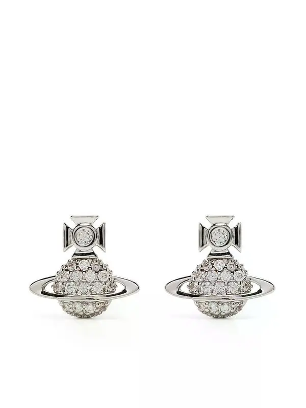 VIVIENNE WESTWOOD Tamia Orb Stud Earrings - Silver