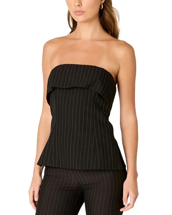 NIA Rob Pinstripe Top