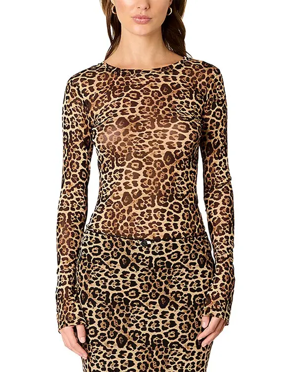 NIA Cheetah Print Top