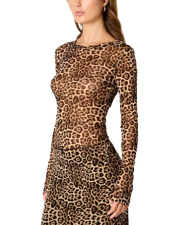 NIA Cheetah Print Top