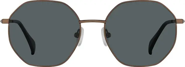 Zenni Round Sunglasses - Brown
