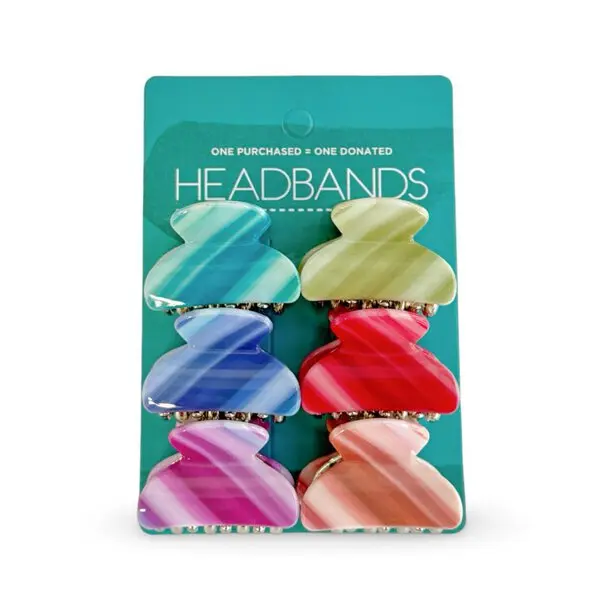 HEADBANDS OF HOPE Mini Claw Clip Set Of 6 - No Color