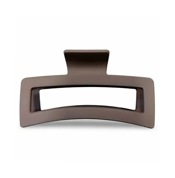 HEADBANDS OF HOPE Extra Large Rectangular Claw Clip - Brown