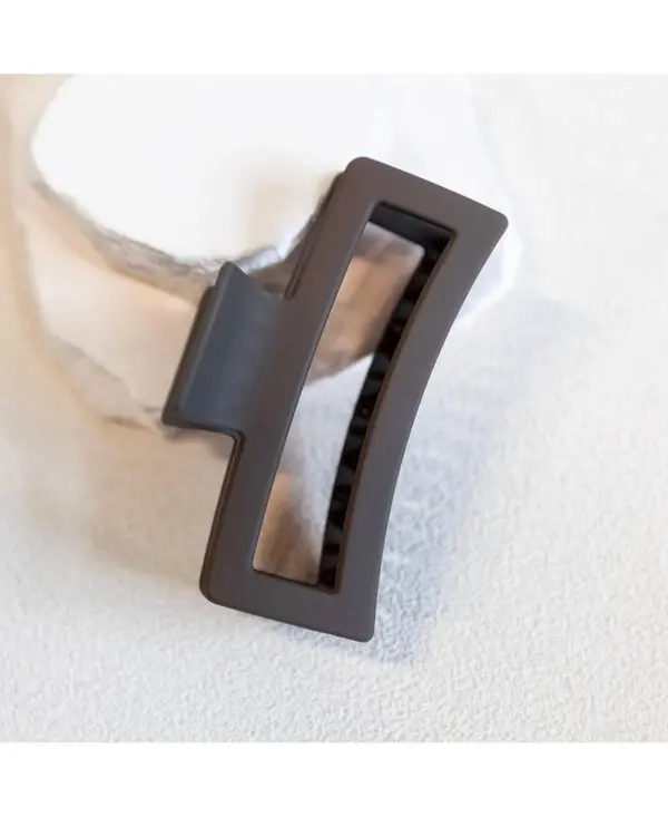 HEADBANDS OF HOPE Extra Large Rectangular Claw Clip - Brown