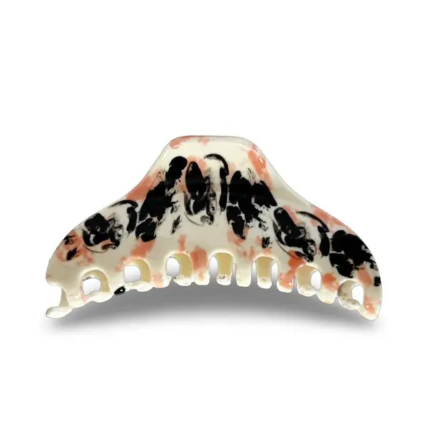 HEADBANDS OF HOPE Claw Clip - Coral Black