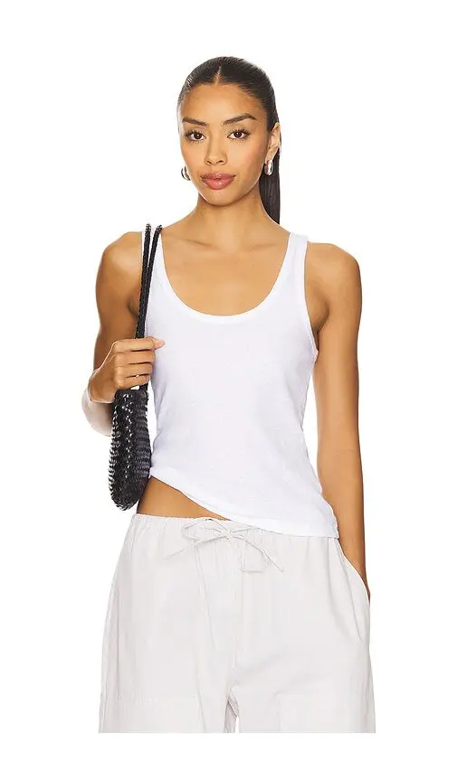 LESET Laura Scoop Neck Tank