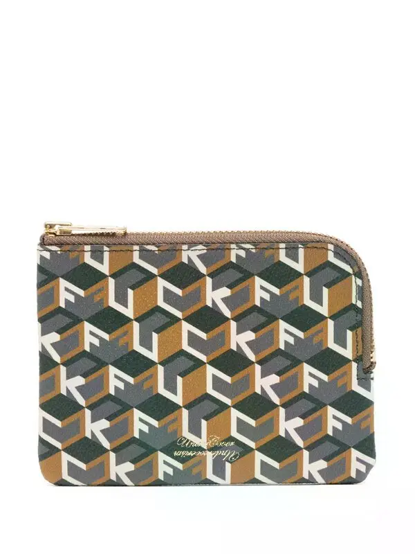 Undercover Graphic-print Wallet - Neutrals