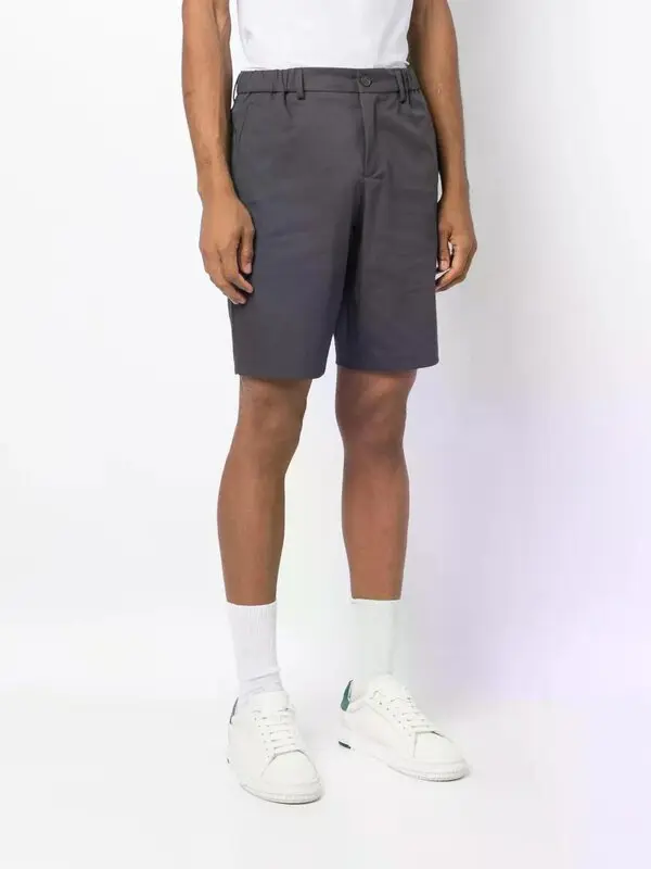 BOSS Slim-fit Shorts With Logo Patch